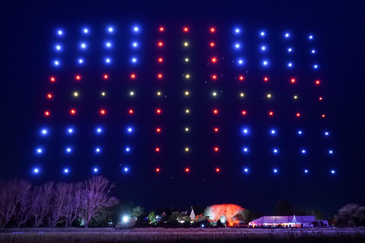 Drone Light Show Displays by Award Winning UK Experts DroneSwarm