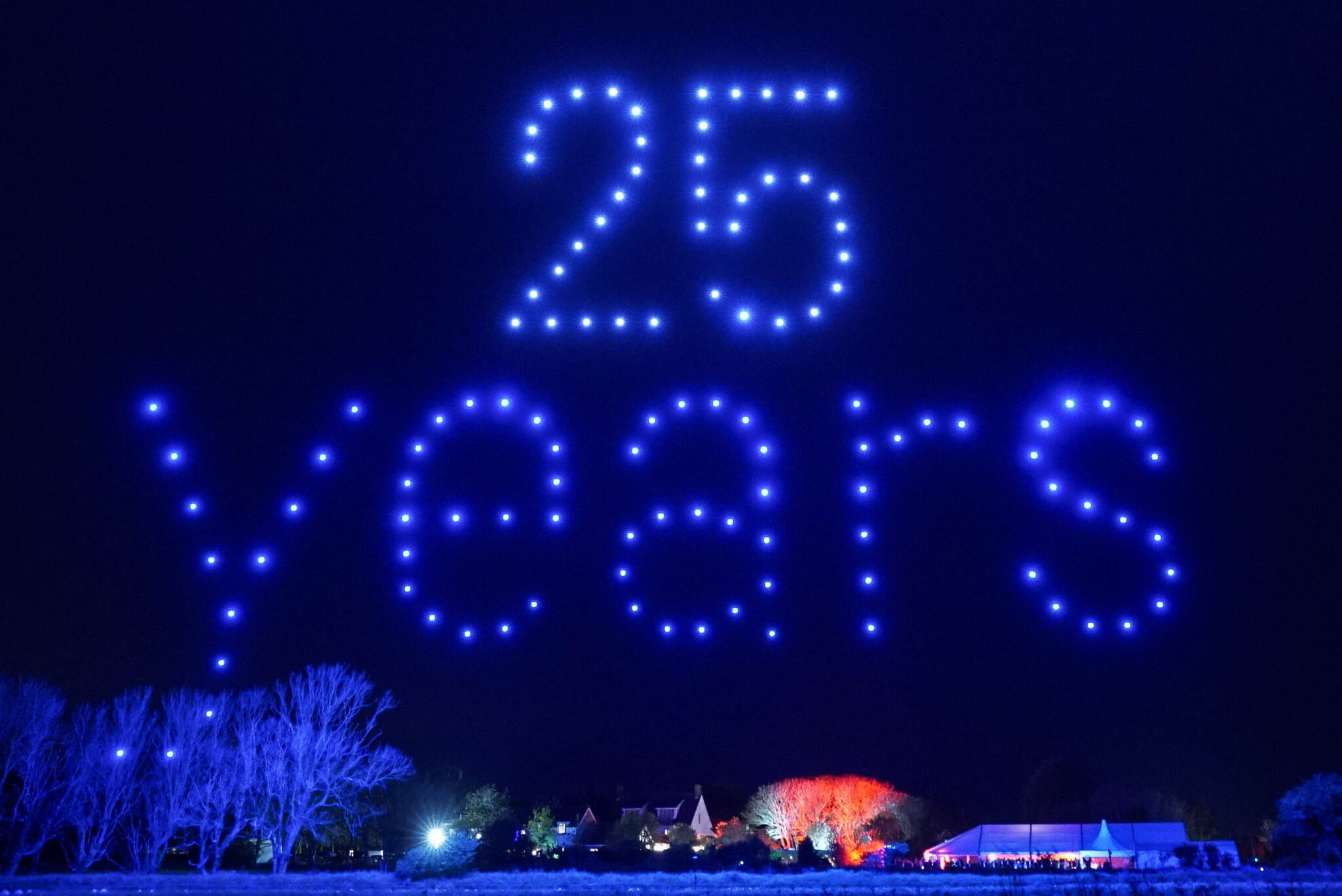 Drone Light Show Displays by Award Winning UK Experts DroneSwarm